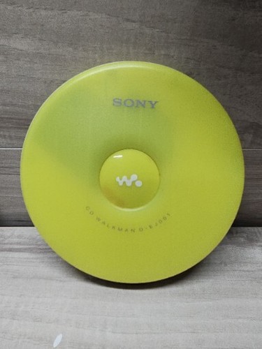 Sony CD Walkman Portable Compact Disc Player Yellow (D-EJ001/G) As Is ...