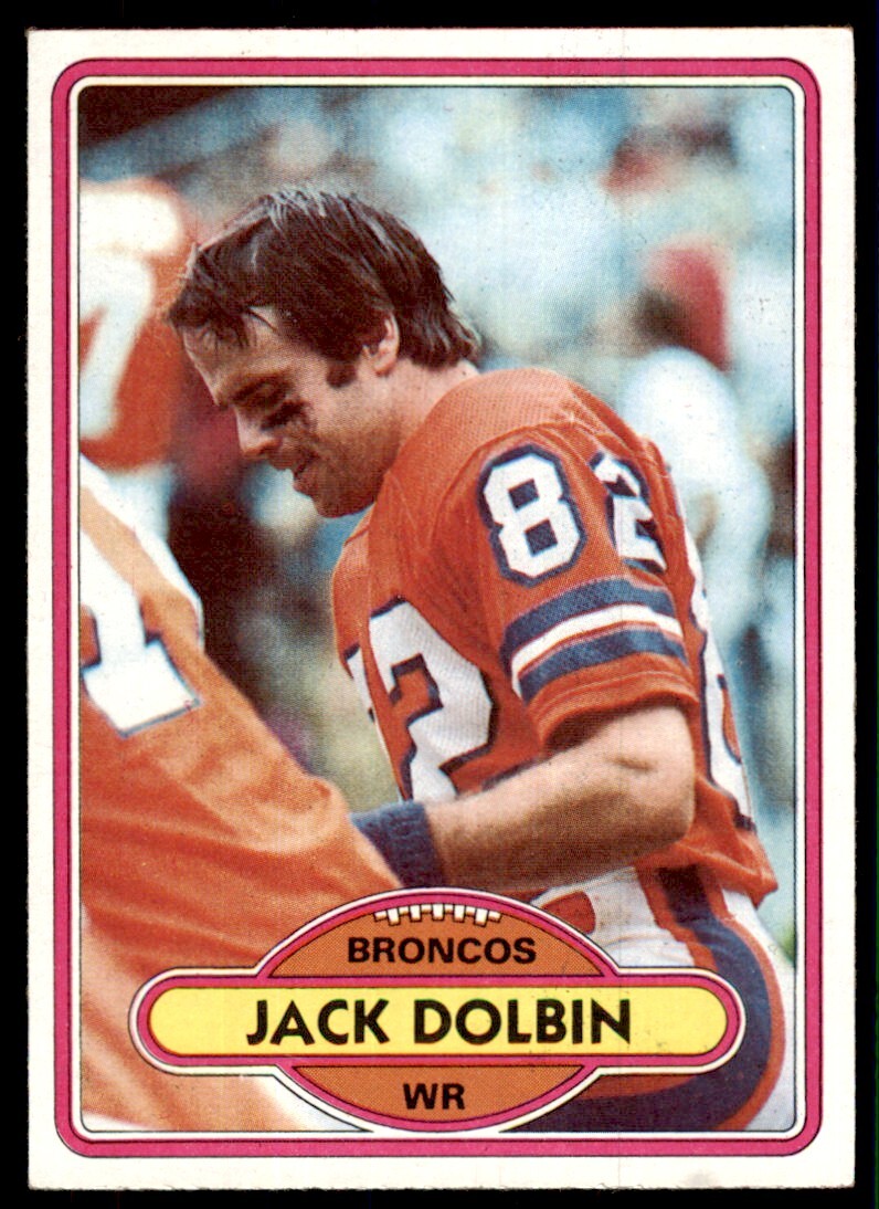 1980 Topps Jack Dolbin Football Card Denver Broncos #176 | eBay