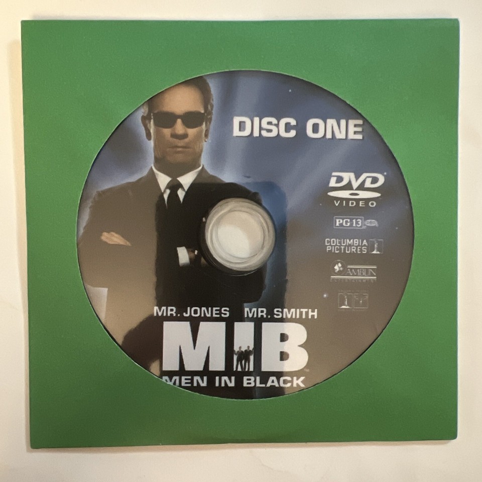 Men In Black (DVD, 2002, 2-Disc Set, Deluxe Edition) Disk Only No ...
