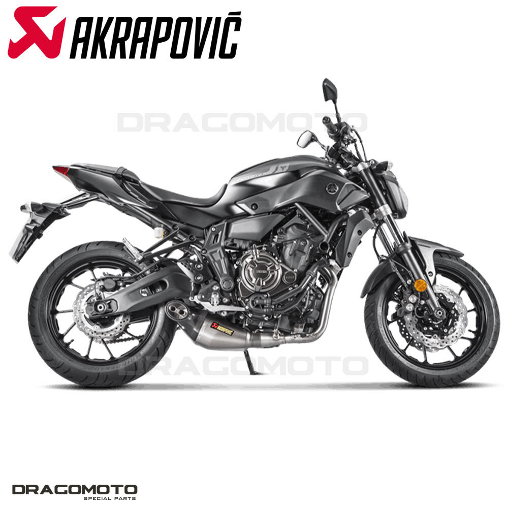 YAMAHA MT-07 XSR TRACER 700 2014-2020 Full exhaust AKRAPOVIC S-Y7R5 ...