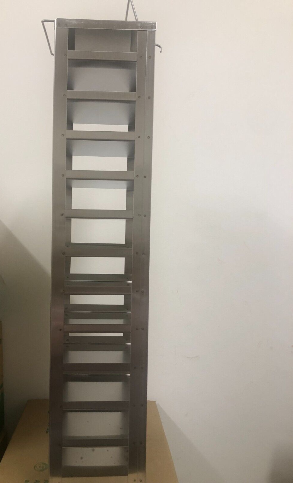 Stainless Steel Lab Storage Freezer Racks 2" box, 13 Slot, 5.625"x28.25 ...