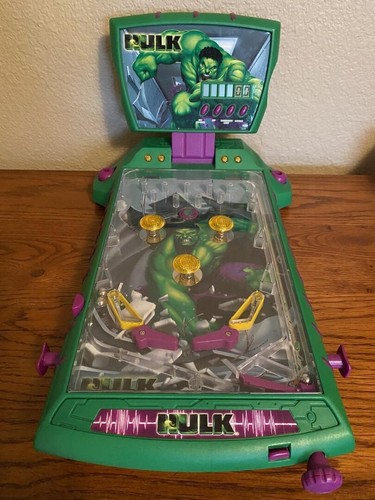 Incredible Hulk Comics Marvel Mini Tabletop Pinball Machine 2003 | eBay