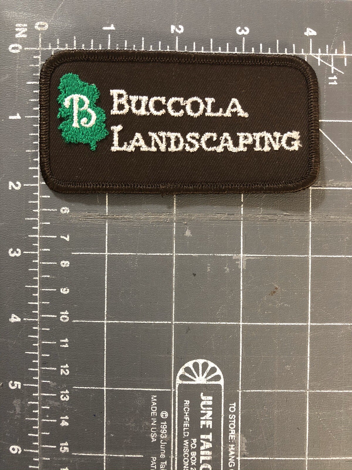 Vintage Buccola Landscaping Logo Patch Landscape Services Anaheim ...