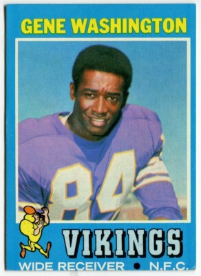 1971 Topps #130 Gene Washington Minnesota Vikings | eBay