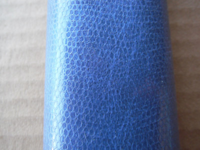 Blue tolex snake skin look 53" x 36" | eBay