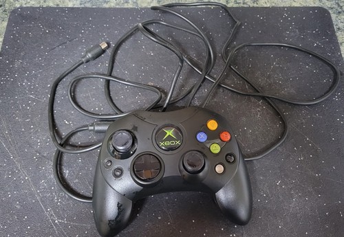OG Original Xbox Controller S Type BlackGenuine OEM With Breakaway ...