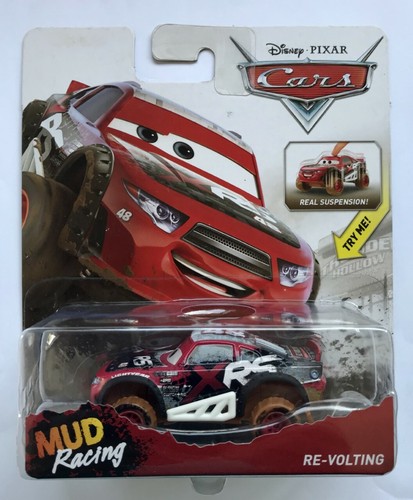 Disney Pixar Cars XRS MUD RACING RE-VOLTING REVOLTING Xtreme Racing ...