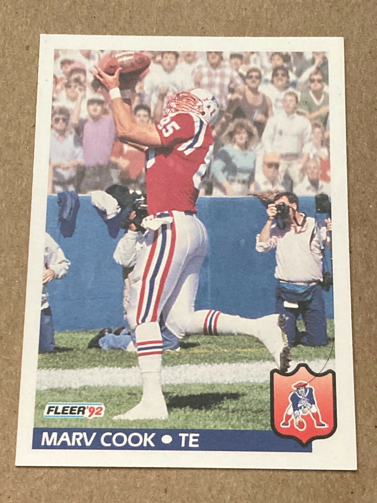 **YOU PICK ONE** MARV COOK 1992 football card single ~ IOWA / PATRIOTS ...