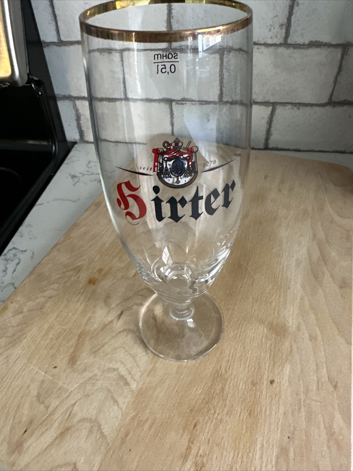 Birter Pedestal Beer Glass, .5L | eBay