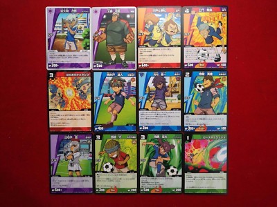Mixed Lot 12 Inazuma Eleven GO Japanese Trading Card Game MINT ...