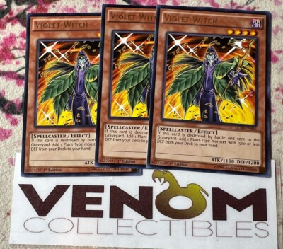 3x (M/NM) - Violet Witch - LC5D-EN086 - Rare - 1st Edition YuGiOh | eBay