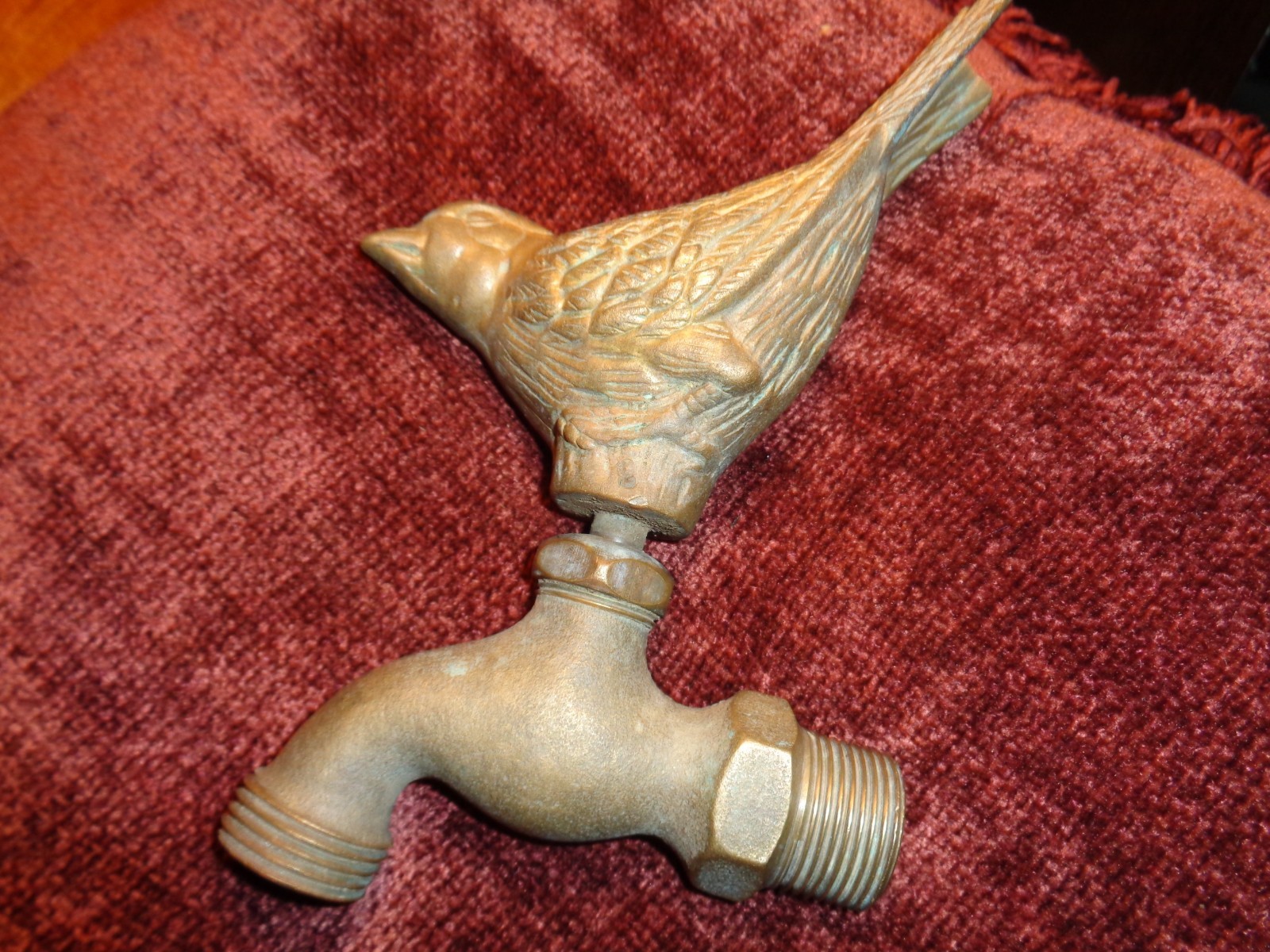 Brass Flora and Fauna Bird faucet spigot--new w/o tags-top quality wow ...
