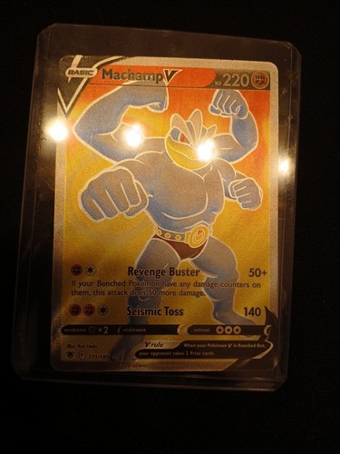 Pokémon TCG Machamp V Sword & Shield - Astral Radiance 171/189 Ultra ...