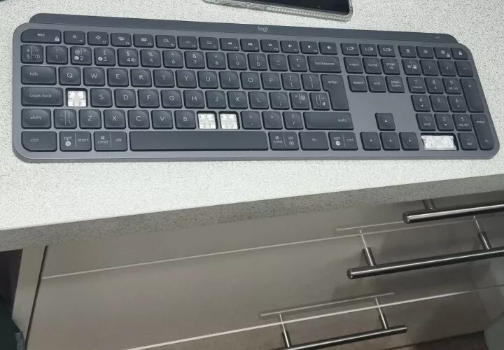 Logitech MX Keys Individual Replacement Keycaps YR0073 UK Layout QWERTY ...