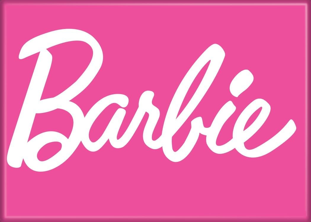 Barbie Logo 6.3cm X 8.9cm Magnet pour Armoires Et Réfrigérateurs Ata ...