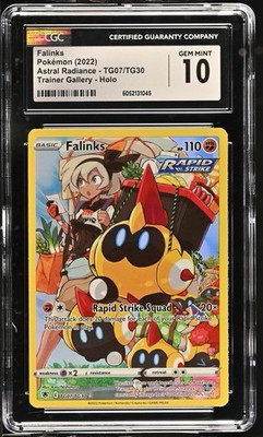 Pokémon TCG Falinks Astral Radiance Holo Rare Card TG07/TG30 Graded CGC ...