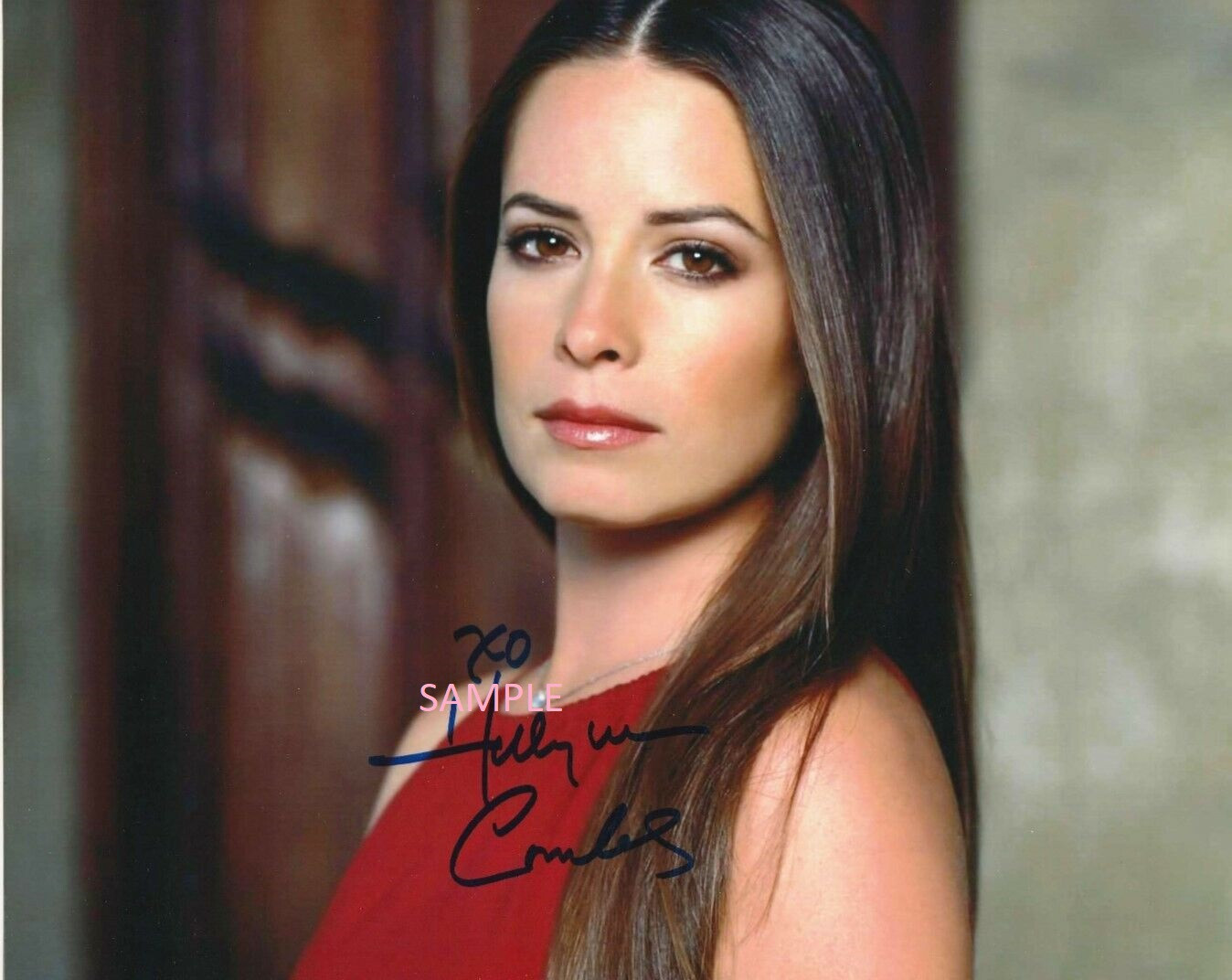 HOLLY MARIE COMBS REPRINT 8X10 PHOTO SIGNED AUTOGRAPHED CHRISTMAS MAN ...
