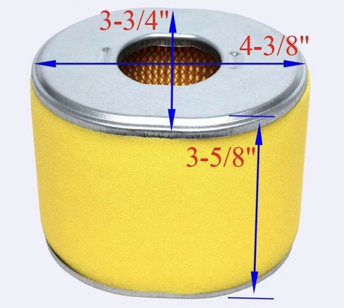 Air Filter Kit For Honda AFZE30 GX340 GX390 182F 188F Washer Generator ...