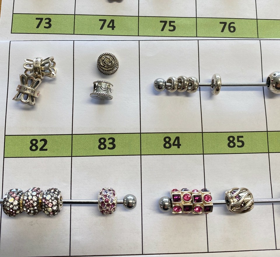 Huge Chamilia Charm Bead Closeout. Authentic Chamilia .925 Sterling #2 ...