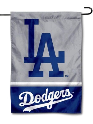 MLB Los Angeles Dodgers Garden Flag Double Sided MLB Dodgers Premium ...