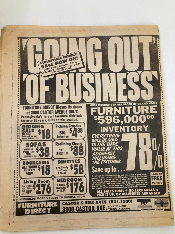 Philadelphia Journal Tabloid November 28 1981 Vol 4 #300 NBA Sixers ...