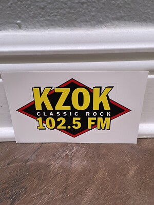 KZOK FM 102.5 Seattle WA Radio Bumper Sticker | eBay