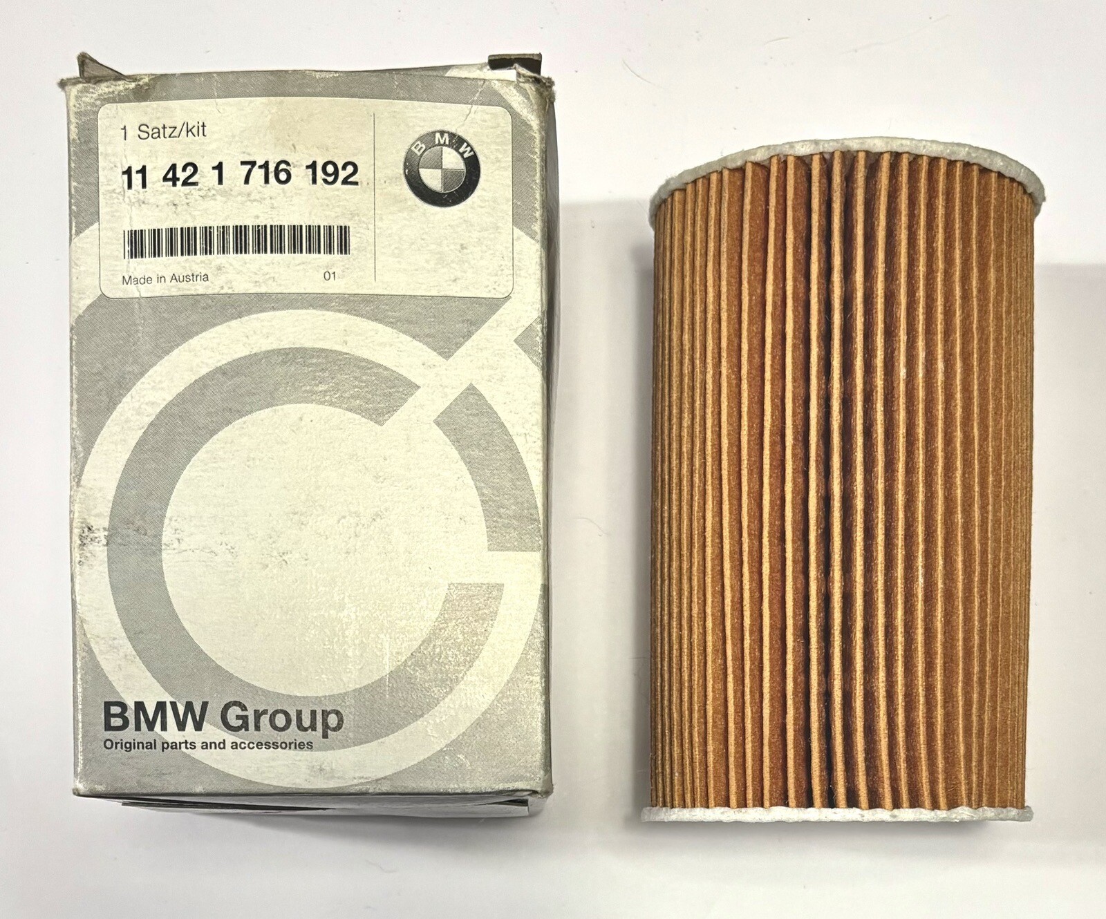 KT Replaceable Element Oil Filter BMW Genuine OEM Part 11421716192 for ...
