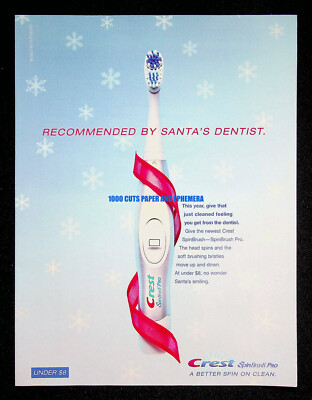 Crest Spinbrush Electric Toothbrush 2002 Trade Print Magazine Ad Poster ...