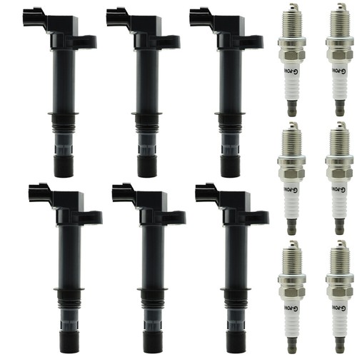 6pcs Ignition Coil UF270 and 6pcs Spark Plug for 2002-2008 Jeep Liberty ...