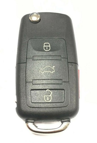 RFC 4 button flip key case for VW Volkswagen Transporter T5 remote fob ...