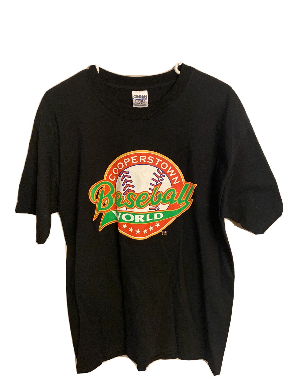 Cooperstown Baseball World T-Shirt Black Size L Large… - Gem