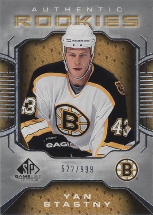 2006-07 SP Game Used Edition - Authentic Rookies Yan Stastny #103 /999 ...