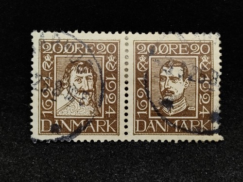 MATT'S STAMPS SCOTT DENMARK #174-175, 20 ORE SE TENANT PAIR, USED | eBay
