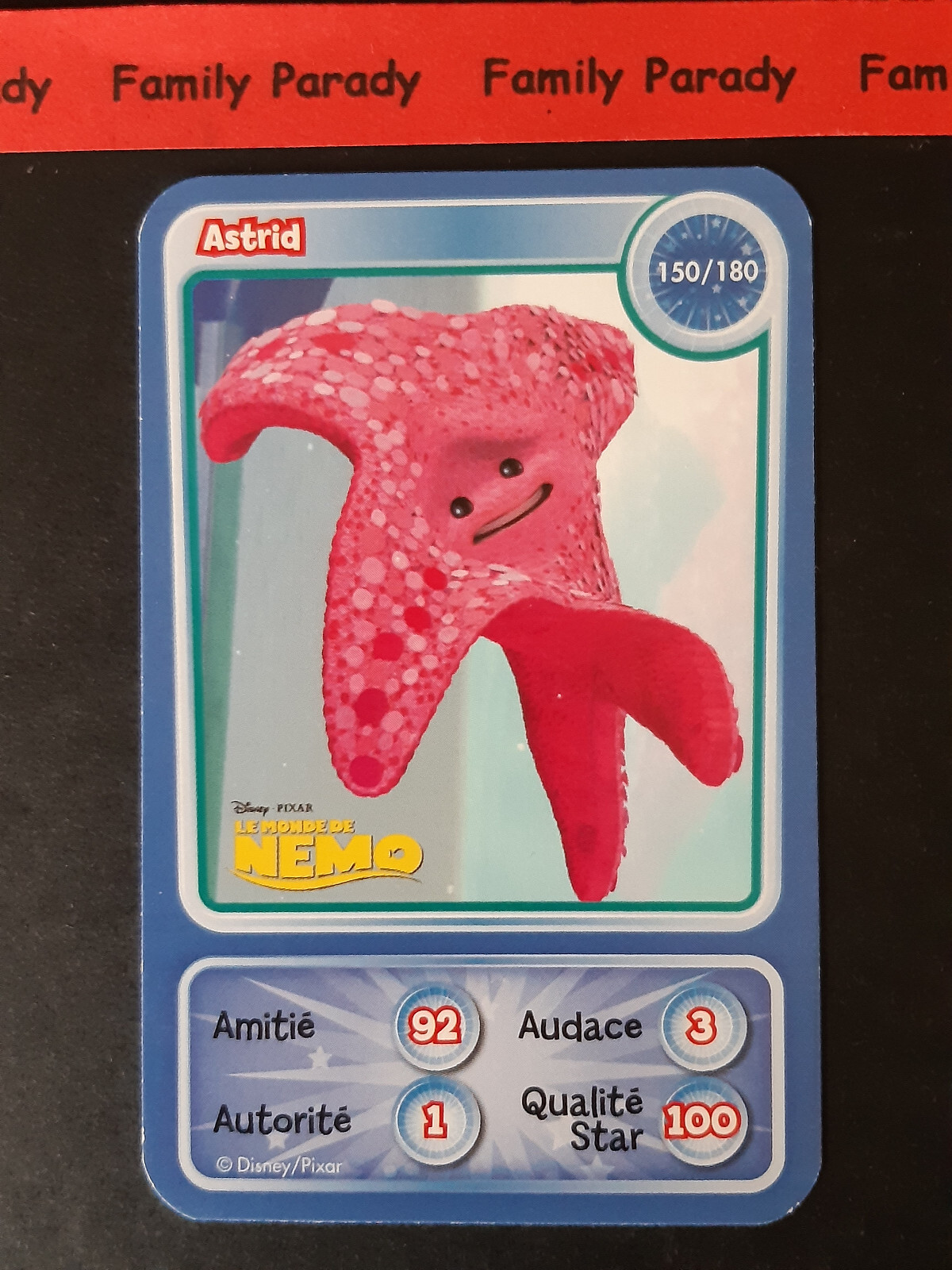 Astrid 150/180 Card Disney/Pixar le Monde Finding Nemo Auchan 2010 ...