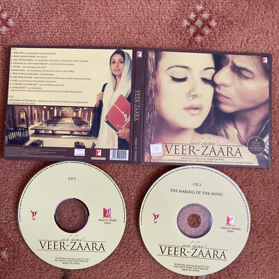 Veer Zaara - Shahrukh Khan - Bollywood Hindi Movie OST Music CD DDD 2 ...