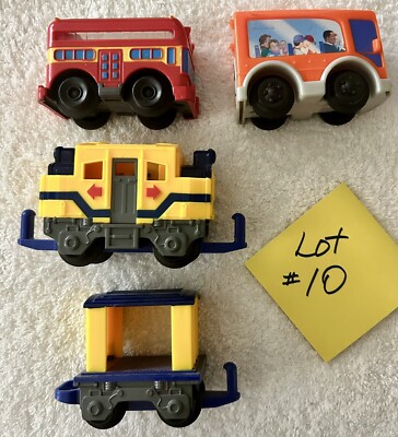Mattel Geo Trax Vehicles - Lot #10 - Buses / Train | eBay