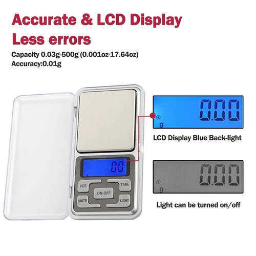 Hot Mini mobile phone electronic scale gift precision pocket jewelry ...