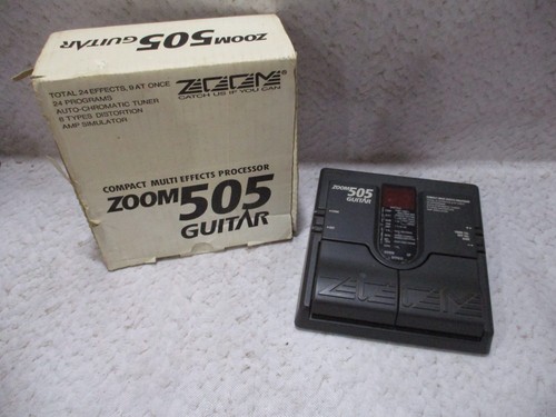 Zoom 505 Guitar Compact Multi Effects Processor Pedal Untested No Power ...