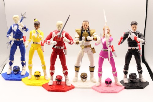 3D Printed Power Rangers Lightning Collection Season 2-3 Stands Set of ...