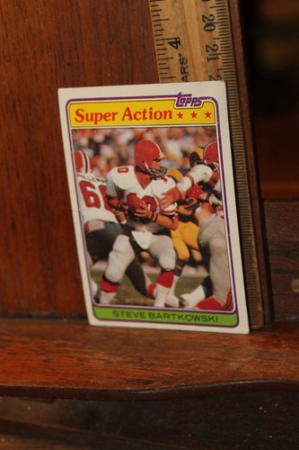1980 Vintage NFL Trading Card Topps 1981 Steve Bartkowski Super Action ...