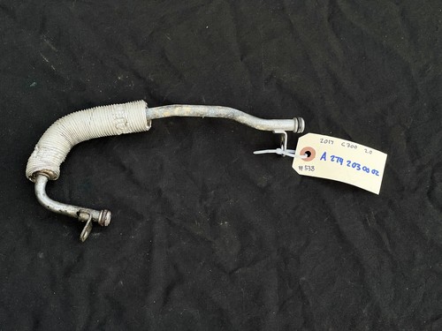 ⭐️2015-2019 MERCEDES C300 W205 2.0L TURBOCHARGER WATER FEED TUBE HOSE ...