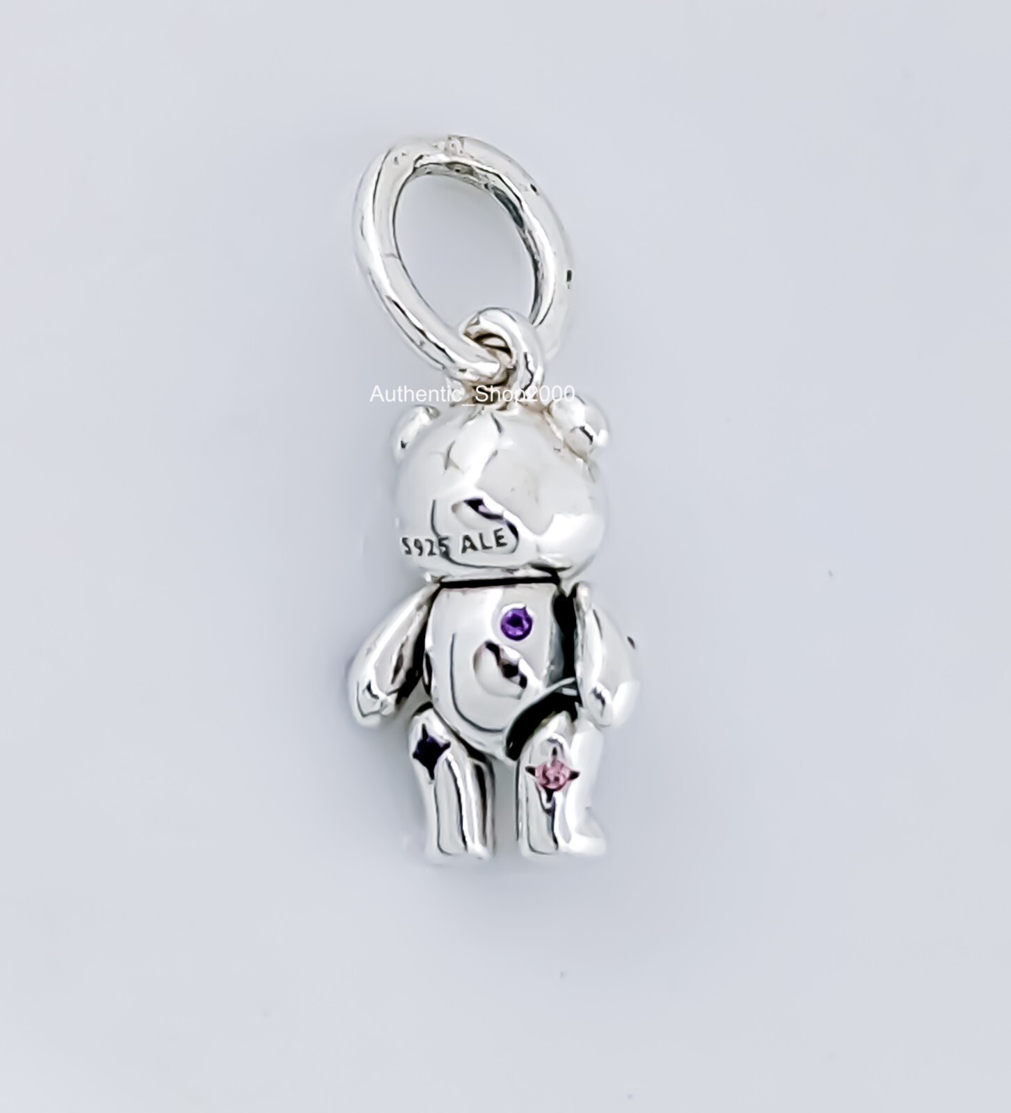 New 100% Authentic PANDORA 925 Ale Blue Eyes Movable Teddy Bear Charm ...