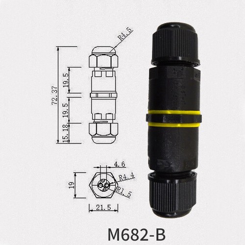 IP68 Waterproof Junction Box Case/Electrical Cable Wire Connector ...