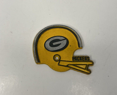 Vintage NFL Green Bay Packers Rubber Helmet Refrigerator Magnet | eBay