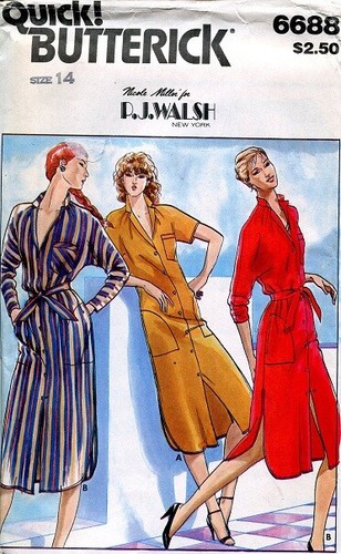 RARE ~ Vtg 80s NiCoLE MiLLeR 14 Dress Designer Butterick 6688 pattern ...