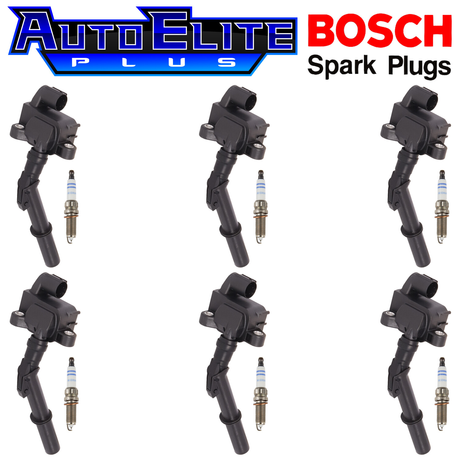 For 2012-2015 Mercedes-Benz ML350 UF733 UF741 Ignition Coil & BOSCH ...