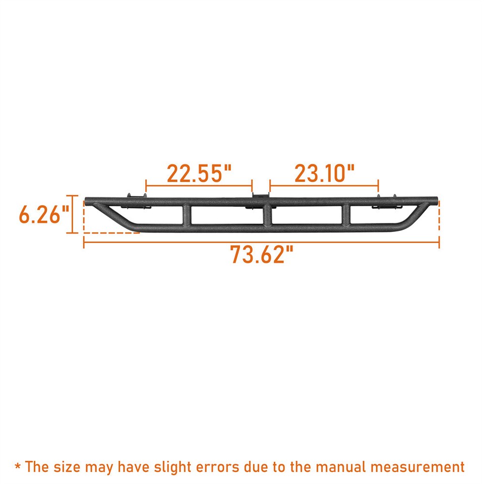 Rock Sliders Armor Guards Nerf Step Bars For 2018-2026 Jeep Wrangler JL ...
