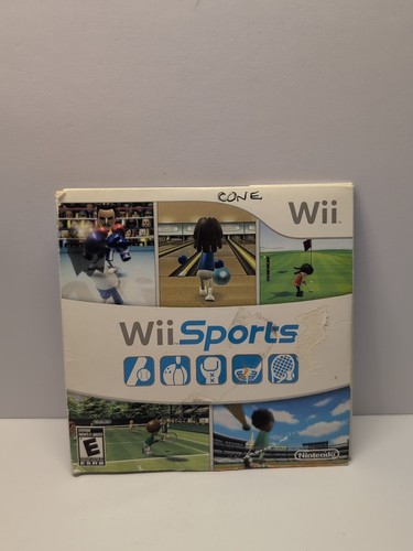 Nintendo Wii Sports w/ Sleeve & Game, TESTED FAST SHIPPER MINTY DISC ...