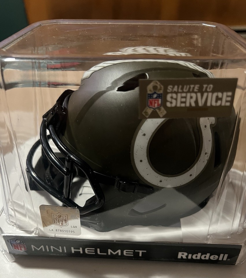 NFL Auto / Signed Riddell STS 23 Mini Helmet Autograph COA Beckett BAS ...