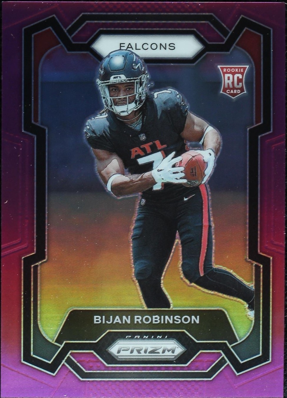 2023 Panini Prizm - Rookies Bijan Robinson #305 Purple Prizm /125 (RC ...